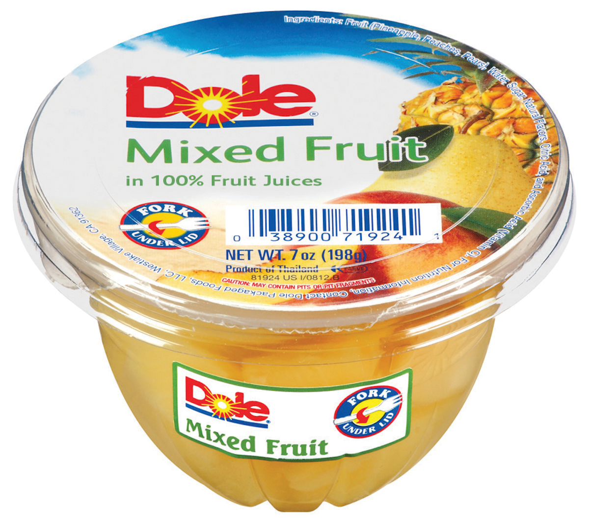 Dole Mixed Fruit Bowls From: Dole Packaged Foods, LLC | Vending Market ...