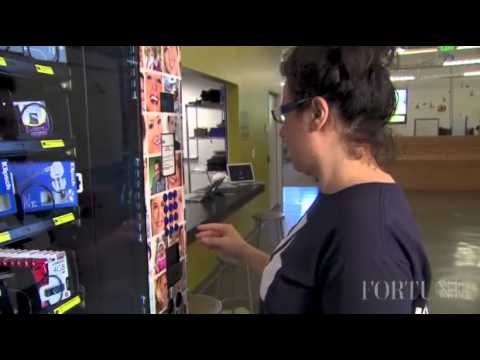 See The Video: Facebook Uses Vending Machine To Dispense Supplies ...