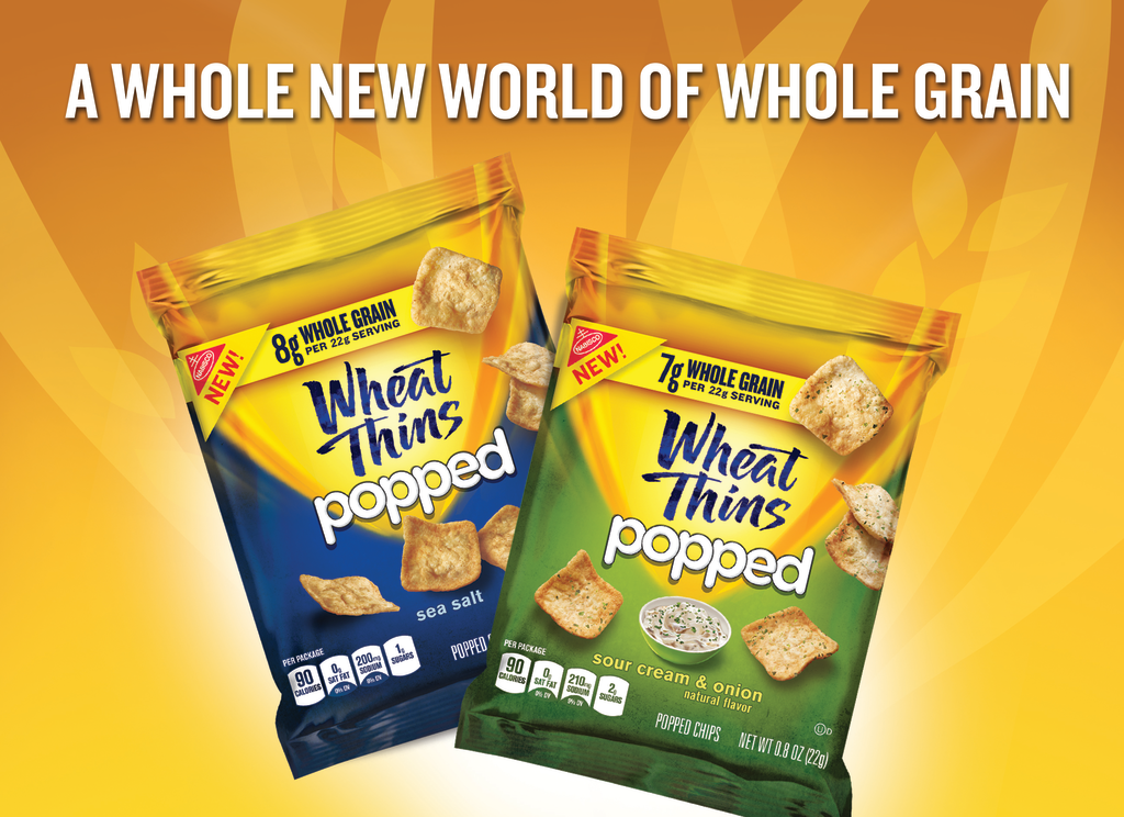 Discover A Whole New World Of Whole Grain With WHEAT THINS Popped ...