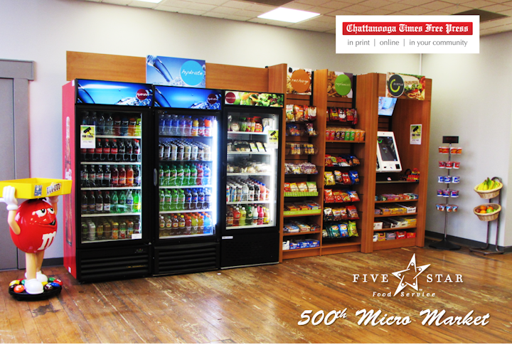 Five Star Food Service Reaches Milestone, Opens 500th Micro Market ...