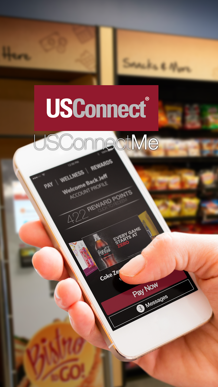 USConnectMe app From: USConnect | Vending Market Watch