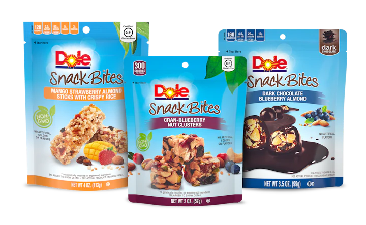 Dole® Snack Bites From: Dole Packaged Foods, LLC | Vending Market Watch