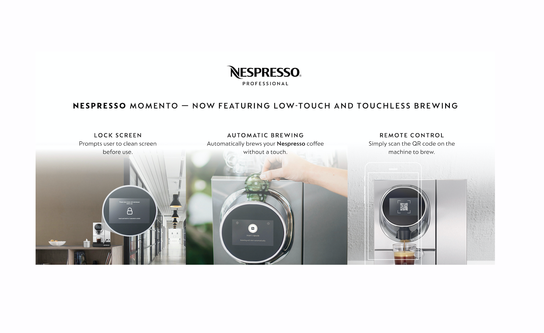 Nespresso Launches Low Touch And Touchless Functionalities To Nespresso ...
