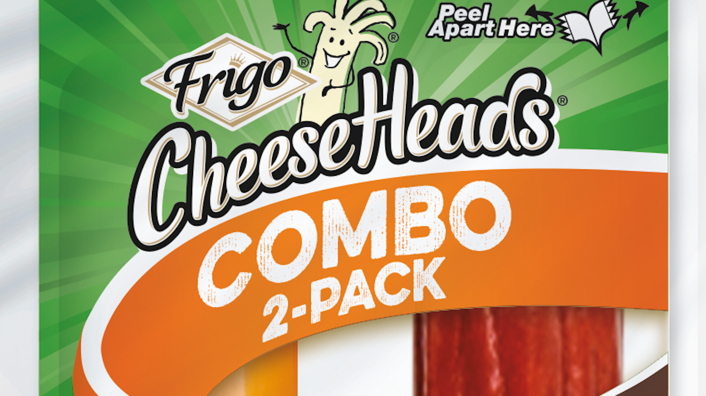 Frigo® Cheese Heads® Mild Cheddar Cheese & Beef Stick From: Saputo ...