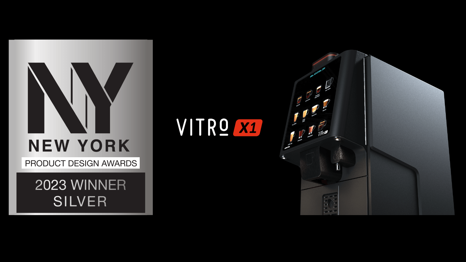 Azkoyen receives the NY Product Design Award for its Vitro X1 coffee ...