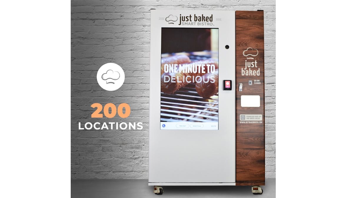 Just Baked surpasses 200 kiosks placed in June 2023 | Vending Market Watch