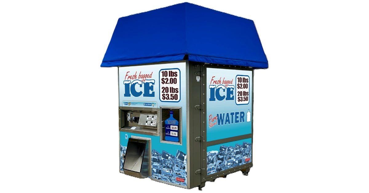 Ice and Water Vending Machine from Kooler Ice | Vending Market Watch Ice and Water Vending Machine from Kooler Ice | Vending Market Watch