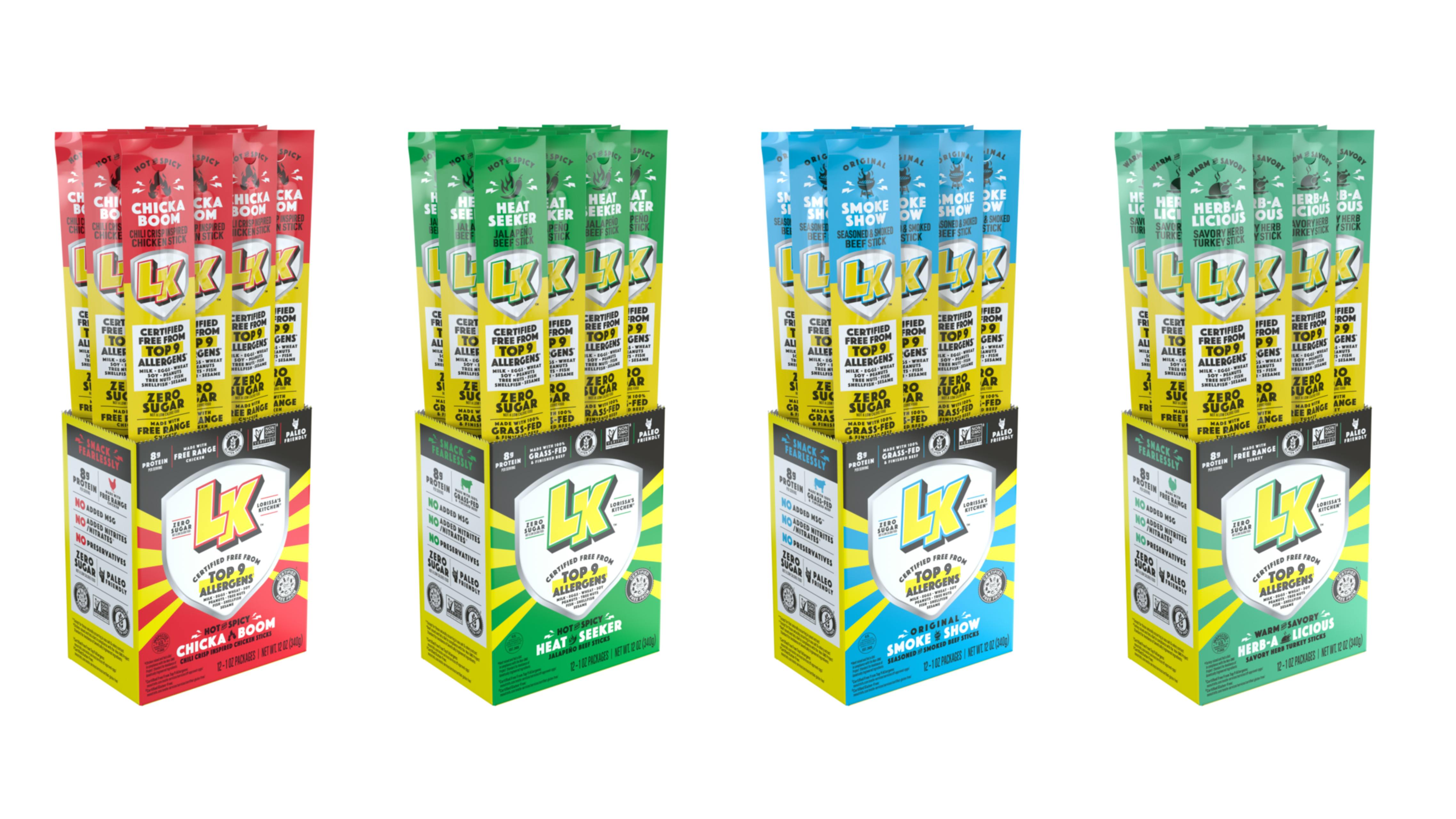 Lorissa's Kitchen meat sticks | Vending Market Watch