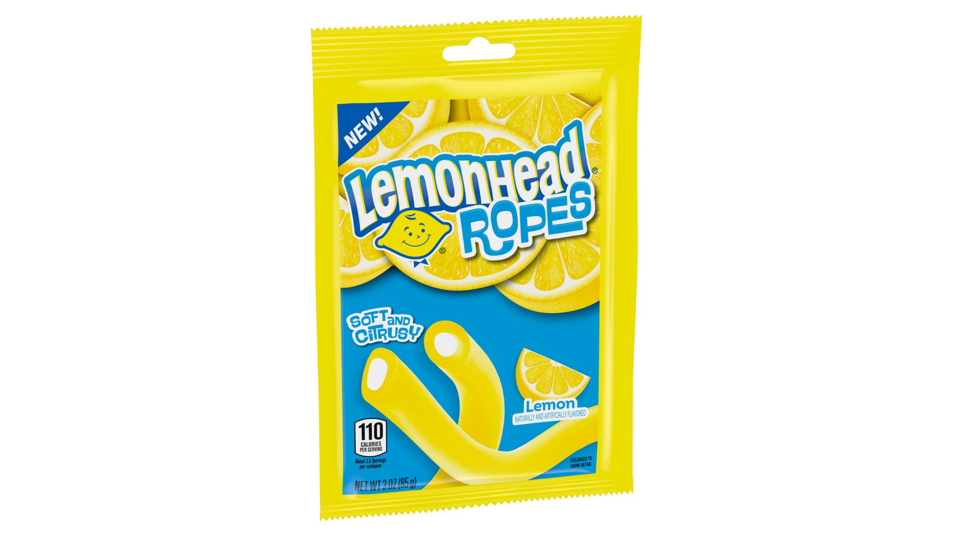 Lemonhead Ropes in Peg Bag Packaging | Vending Market Watch