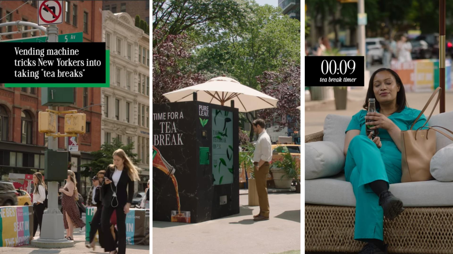 Pure Life vending machine asks passersby to trade their phone for a 10 ...