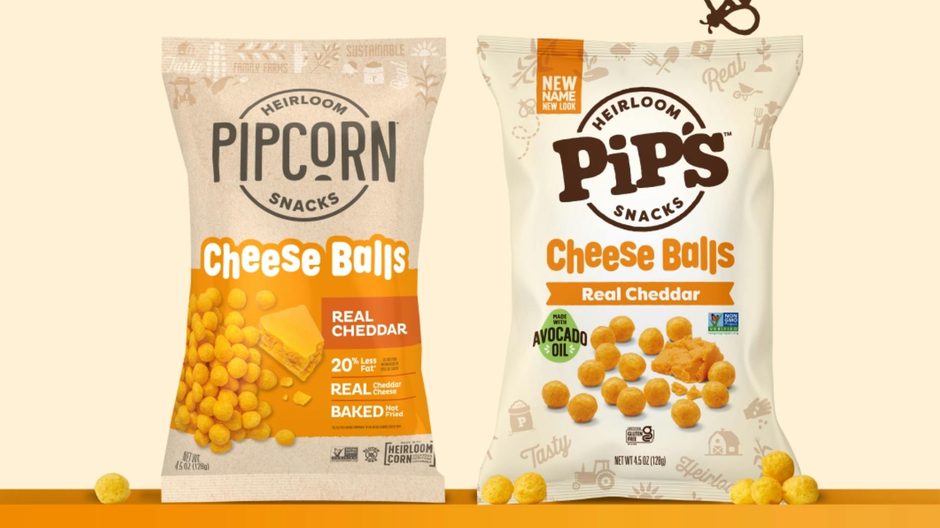 Pipcorn rebrands as Pip’s Heirloom Snacks with new look, expanded corn ...