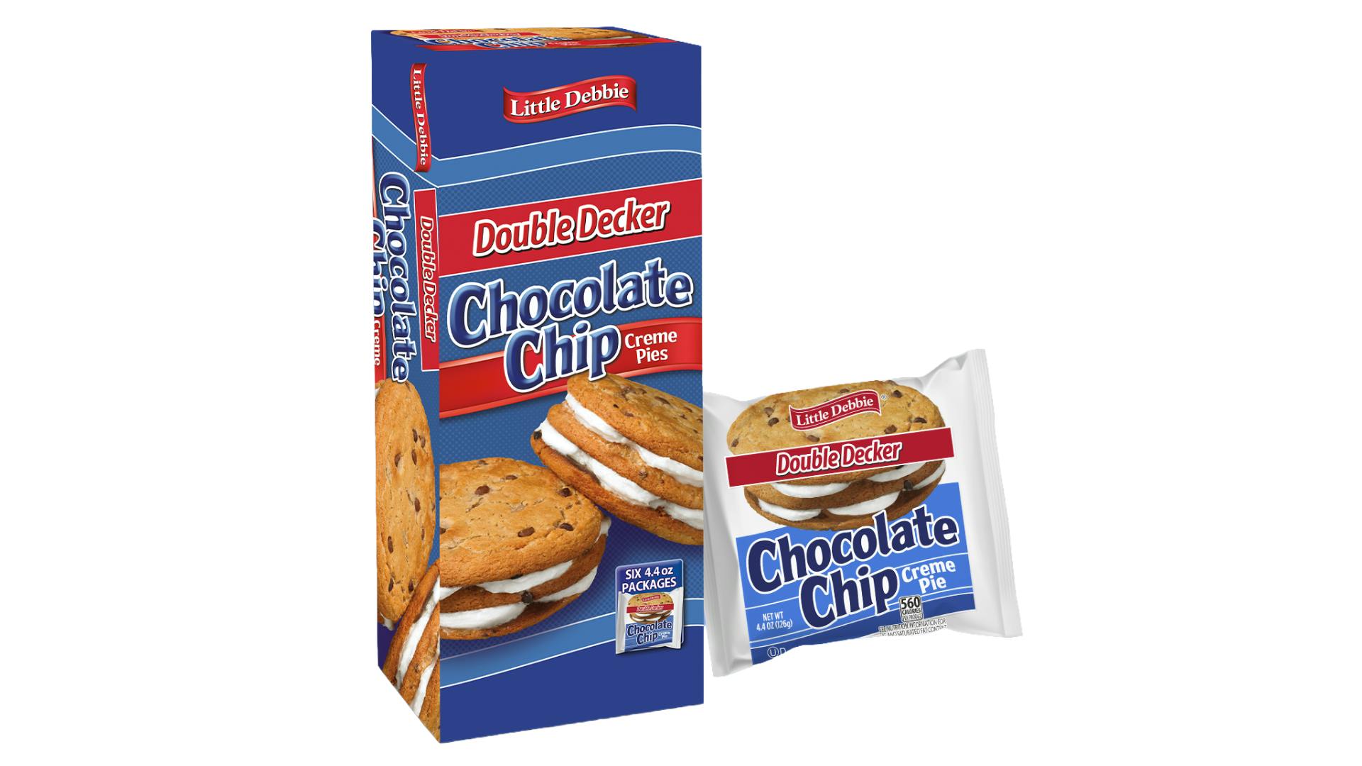 Little Debbie Double Decker Chocolate Chip Creme Pie | Vending Market Watch